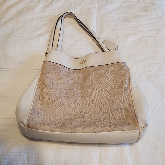 Coach | Bags | Coach Large Lexi Signature Handbag | Poshmark